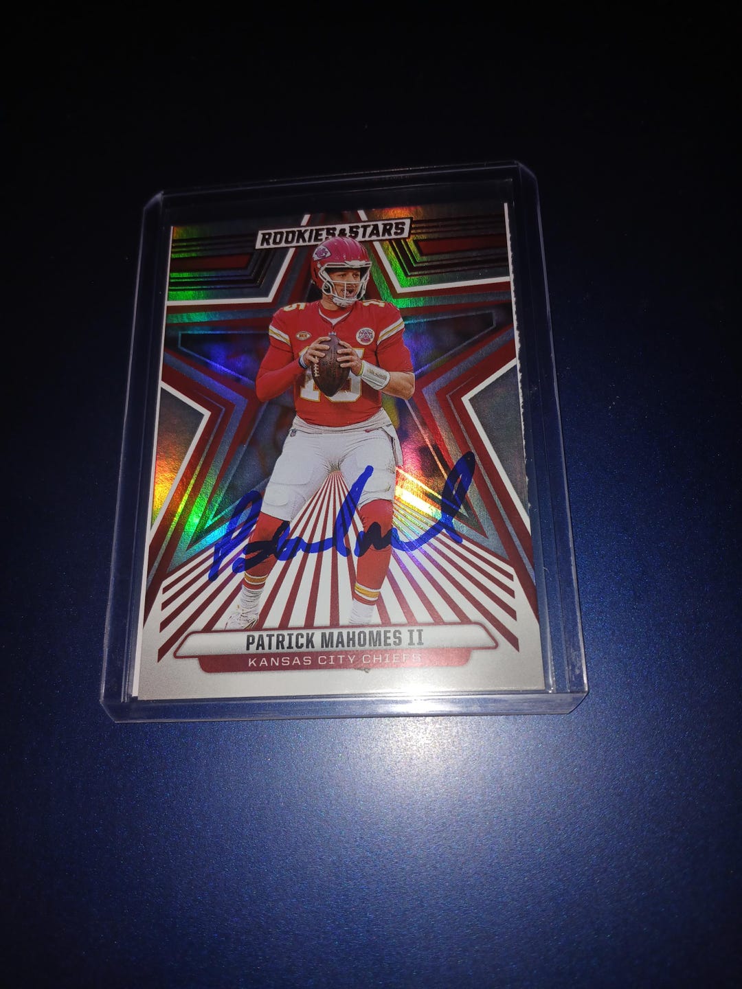 Patrick Mahomes Autographed Card With Coa - Etsy