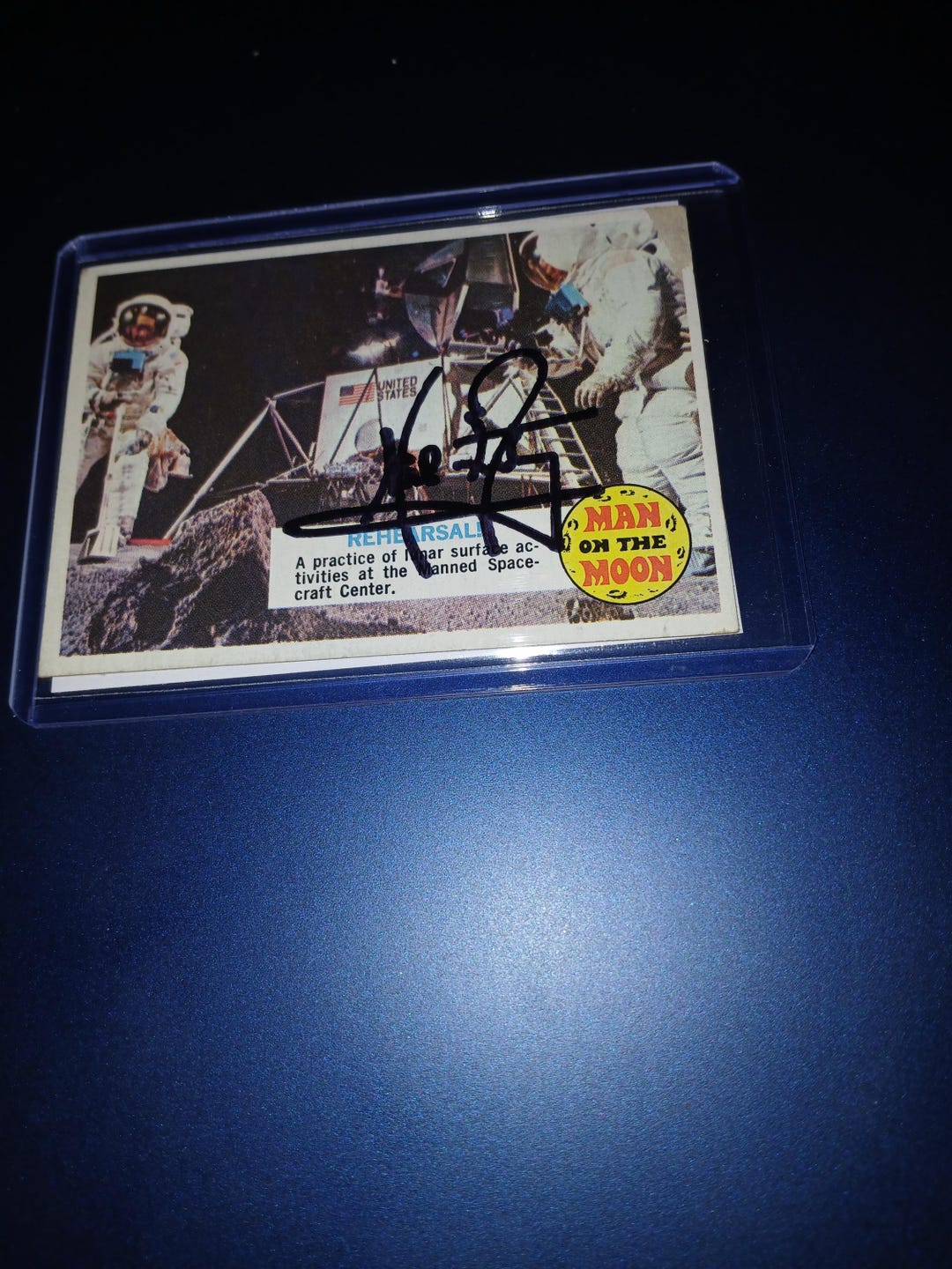 Neil Armstrong Autographed Card With COA - Etsy