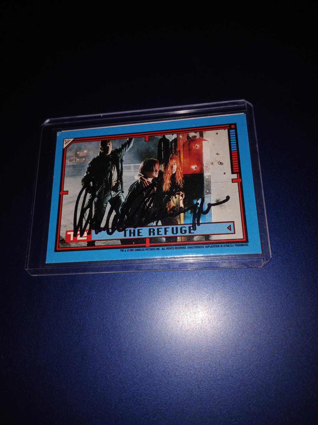 Arnold Schwarzenegger Autographed Terminator Card With Coa - Etsy