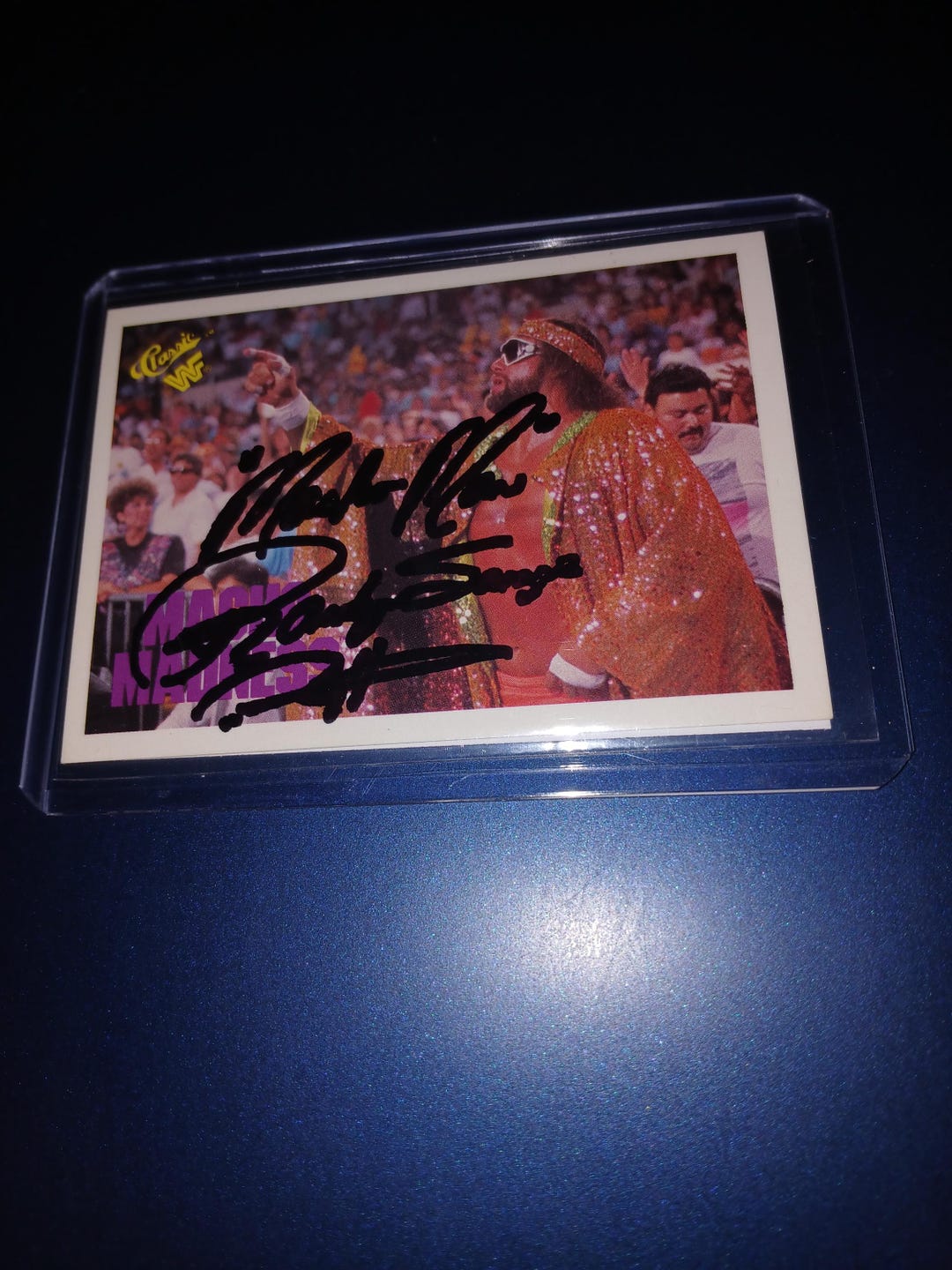Macho Man Randy Savage Autographed Card With Coa - Etsy