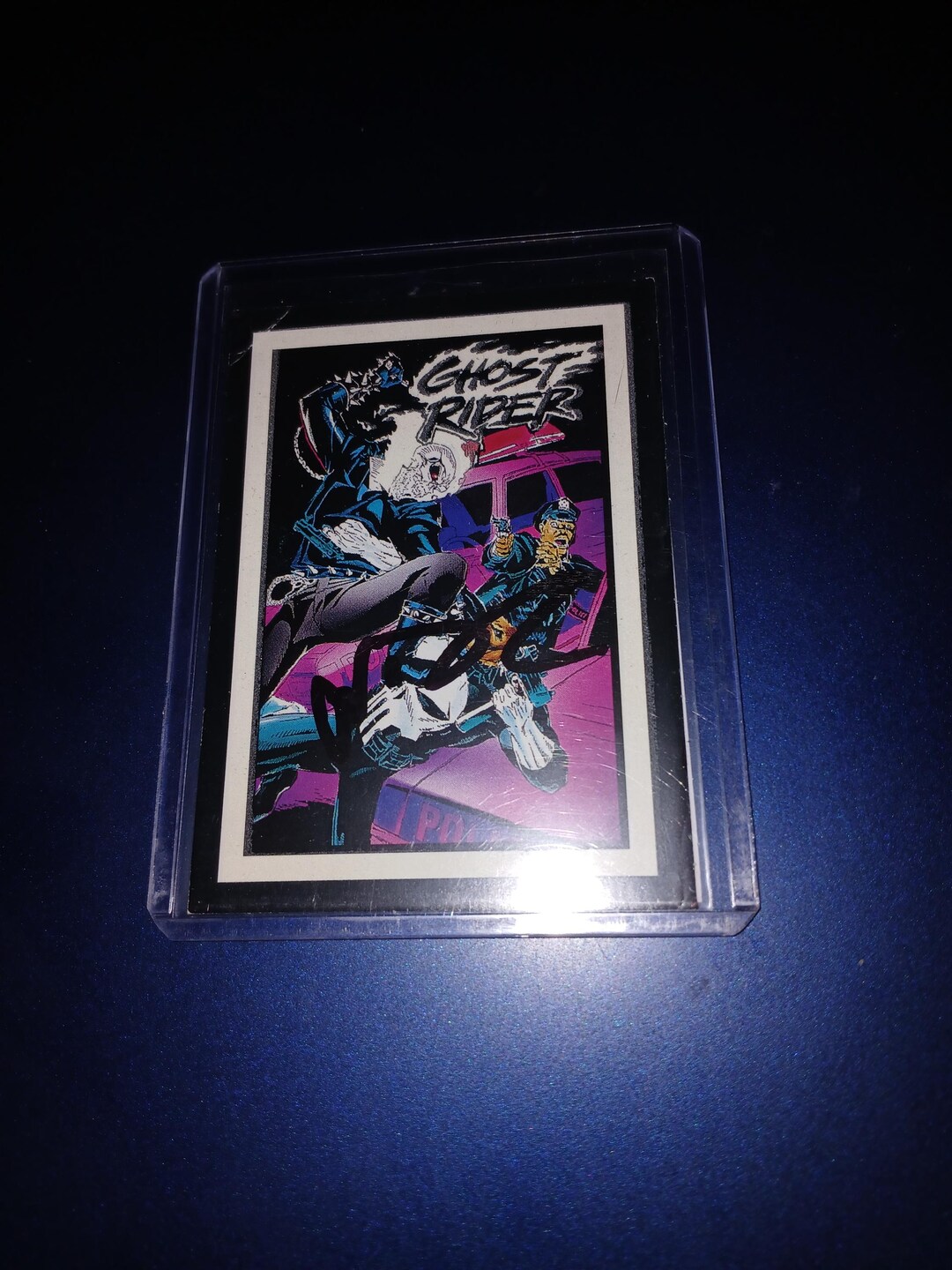 Nicolas Cage Autographed Ghost Rider Card With Coa - Etsy