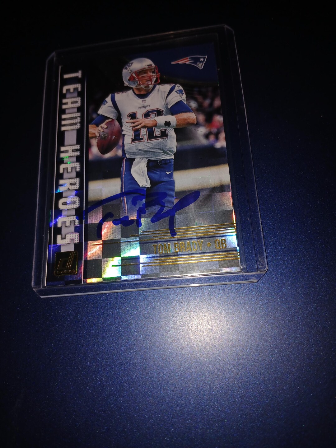 Tom Brady Autographed Card With Coa - Etsy