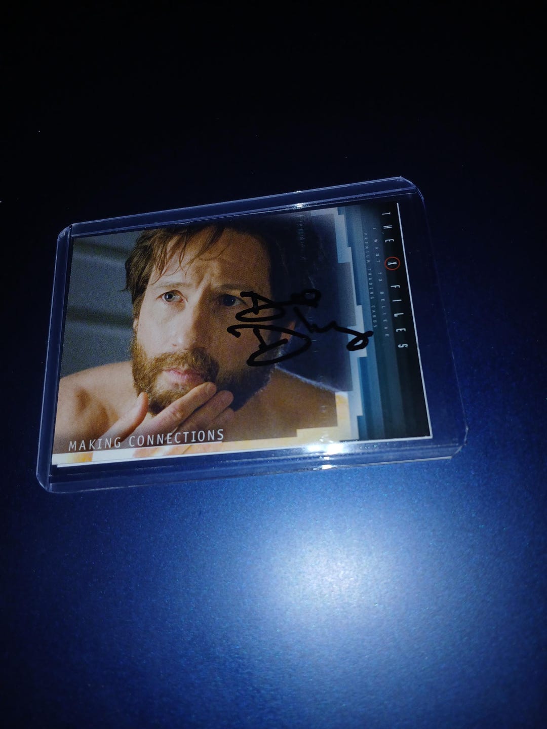 David Duchovny Autographed X-files Card With Coa - Etsy
