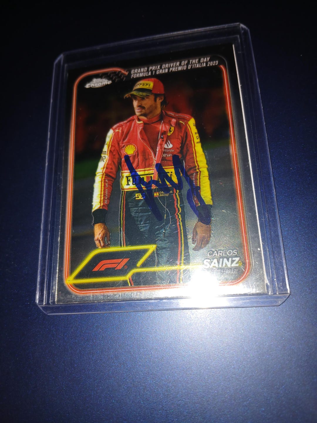 Carlos Sainz Autographed Card With Coa - Etsy
