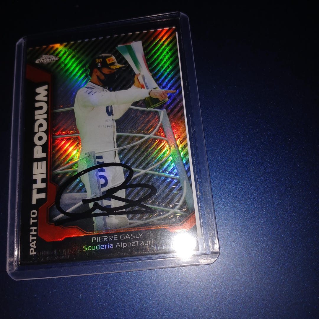 Lewis Hamilton Autographed Card With COA - Etsy