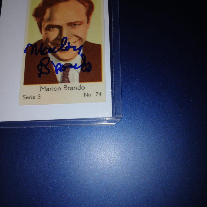 Marlon Brando Autograph - Etsy