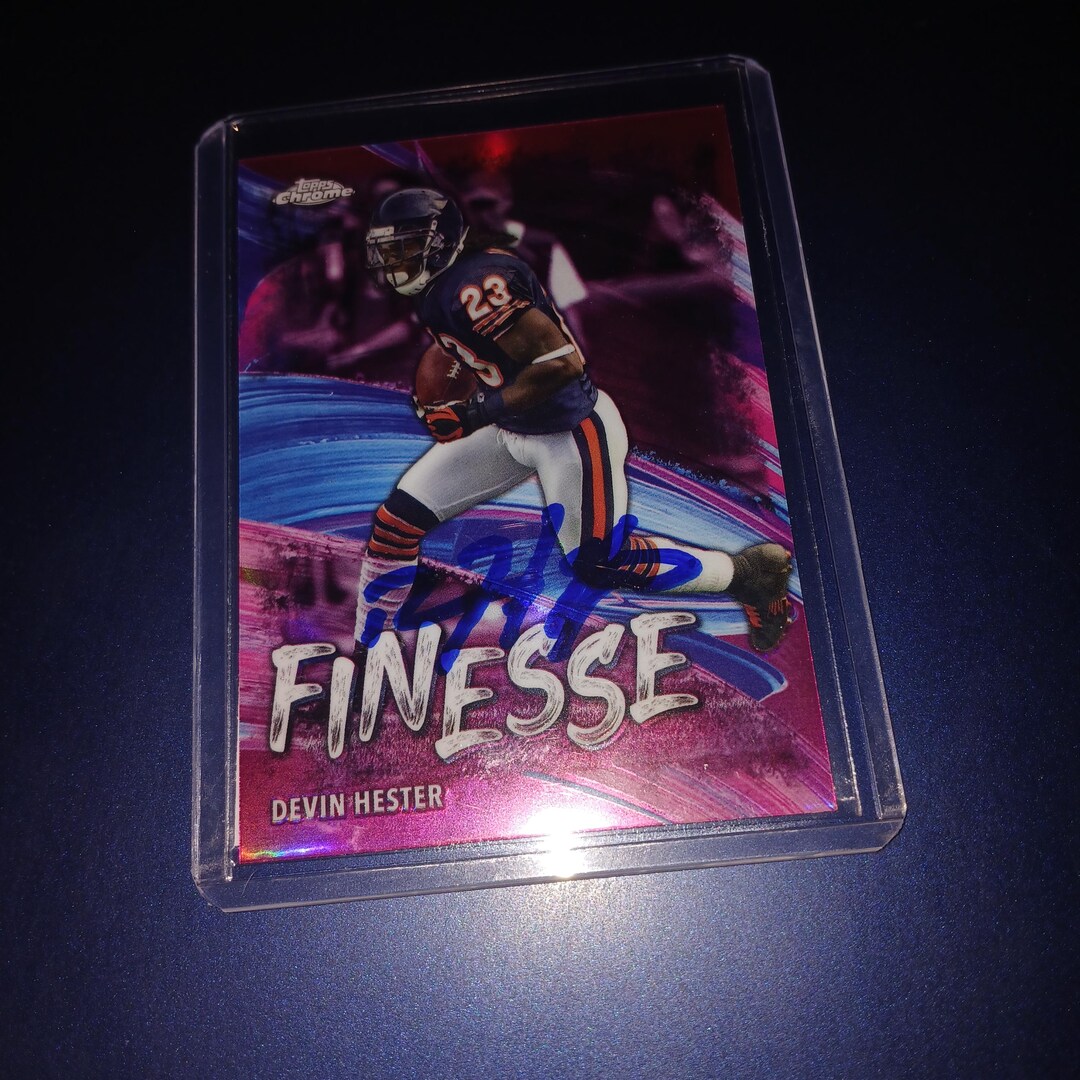 Devin Hester Autographed Card With Cert - Etsy