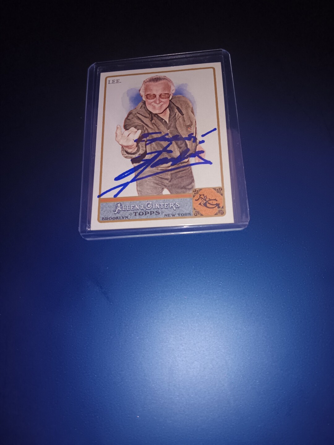 Stan Lee Autographed Card With Coa - Etsy