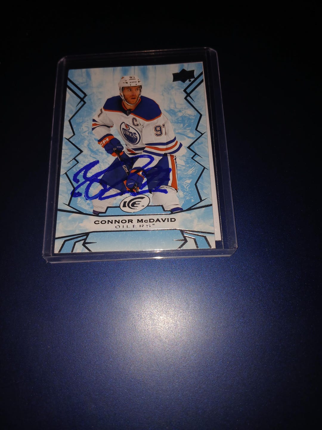 Connor Mcdavid Autographed Card With Coa - Etsy