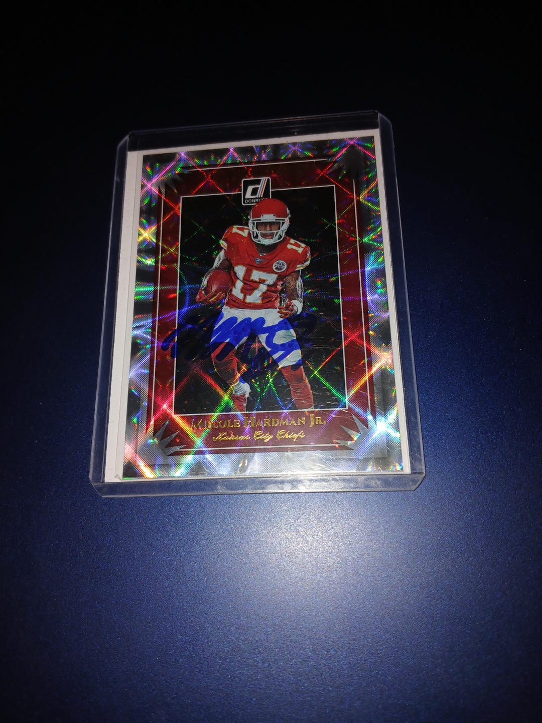 Mecole Hardman Autographed Rookie Card With Coa - Etsy