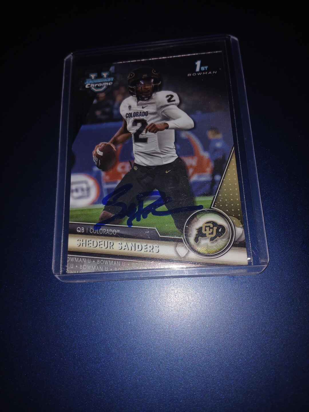 Shedeur Sanders Autographed Rookie Card With Coa - Etsy