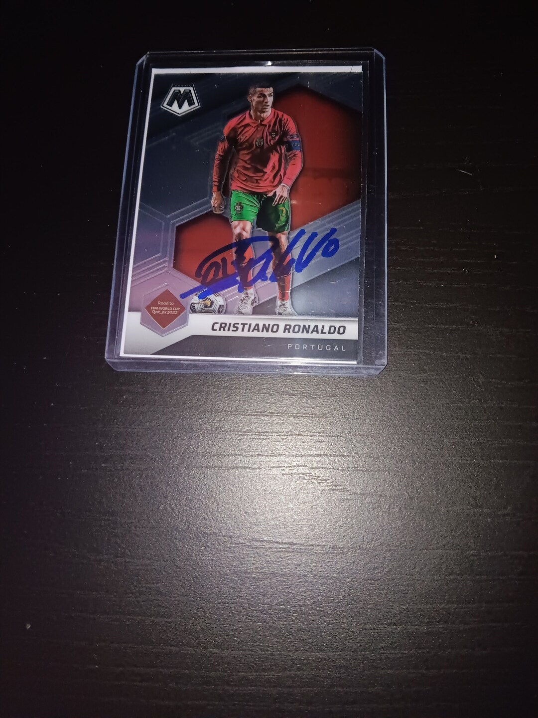 Cristiano Ronaldo Autographed Card With Coa - Etsy