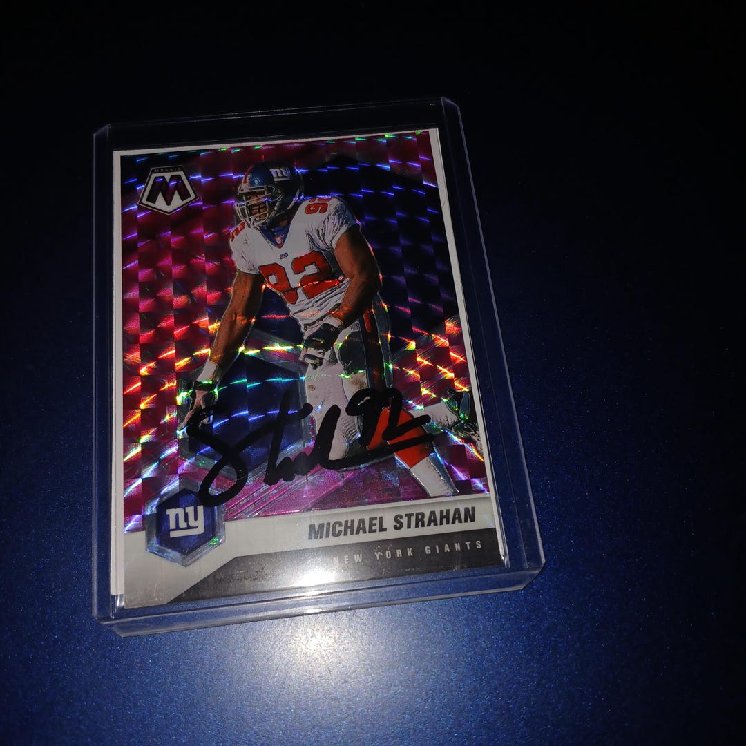 Michael Strahan Autographed Card With Cert - Etsy