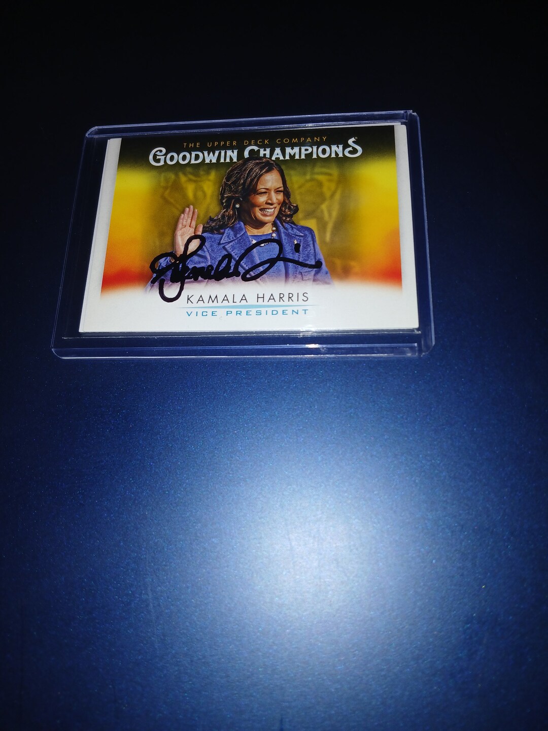 Kamala Harris Autographed Card With COA - Etsy