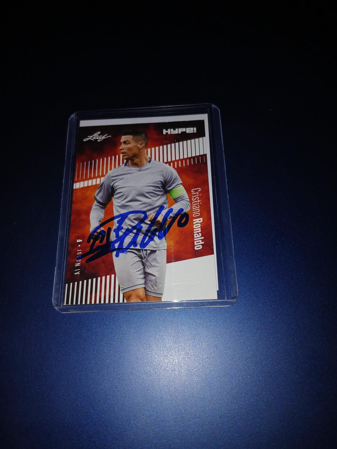 Cristiano Ronaldo Autographed Card With Coa - Etsy