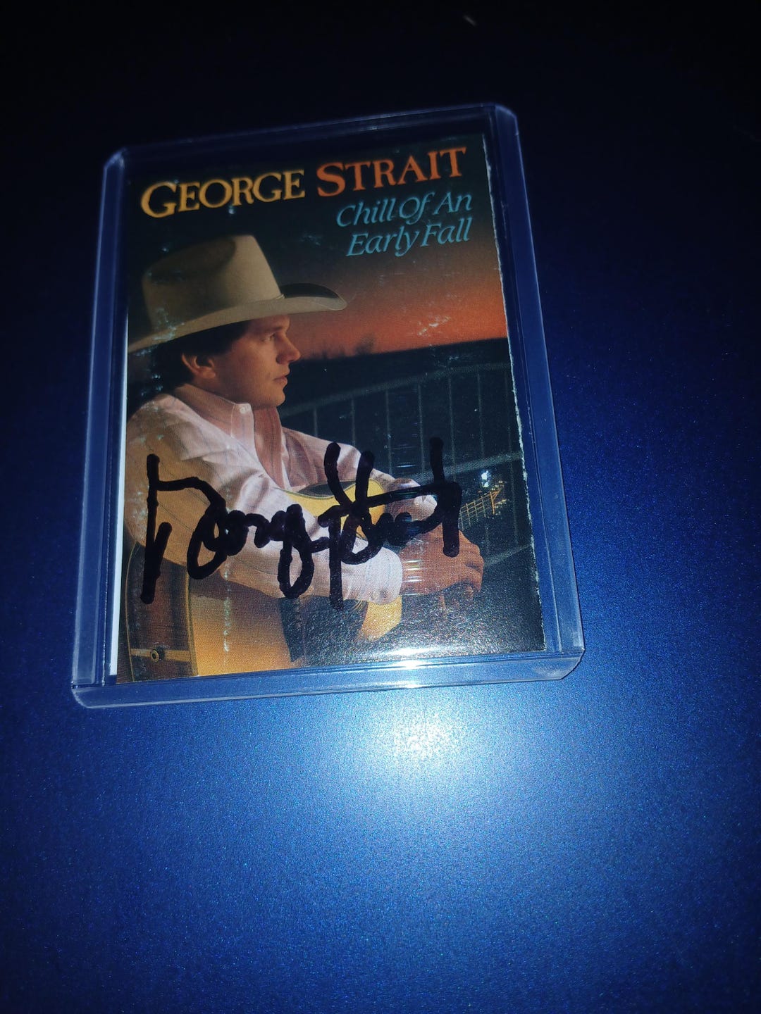 George Strait Autograph With COA - Etsy
