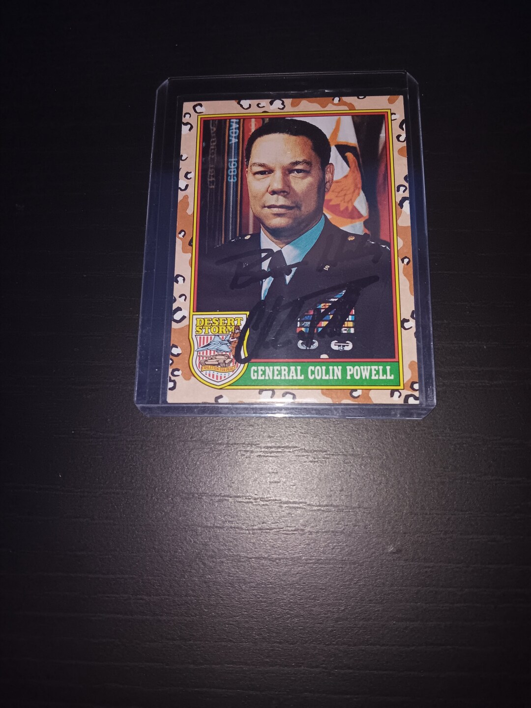General Collin Powell Autographed Card With Coa - Etsy