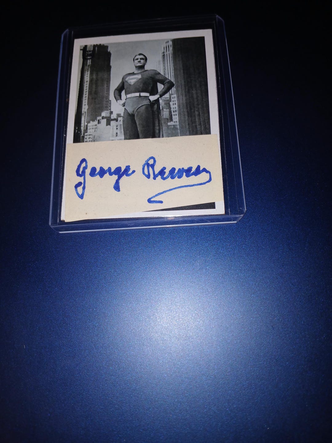 George Reeves Autographed Cut With Coa - Etsy