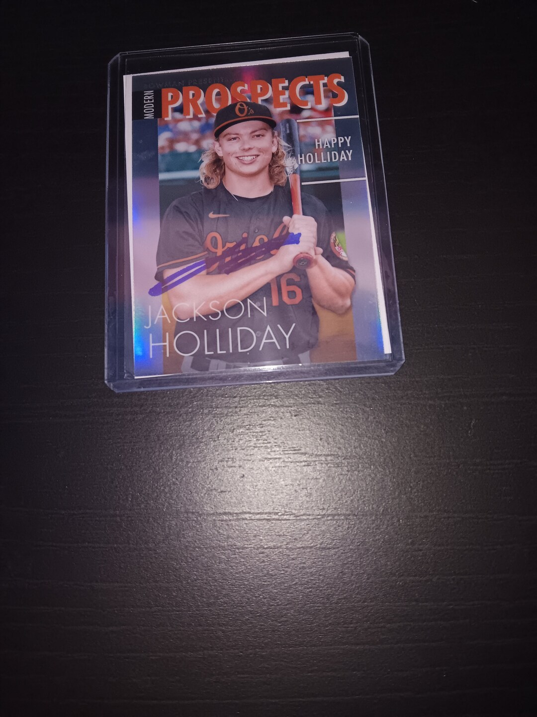 Jackson Holliday Autographed Rookie Card With Coa - Etsy