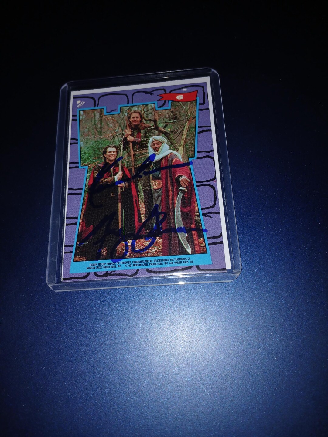 Kevin Costner, Morgan Freeman Autographed Robin Hood Card With Coa - Etsy