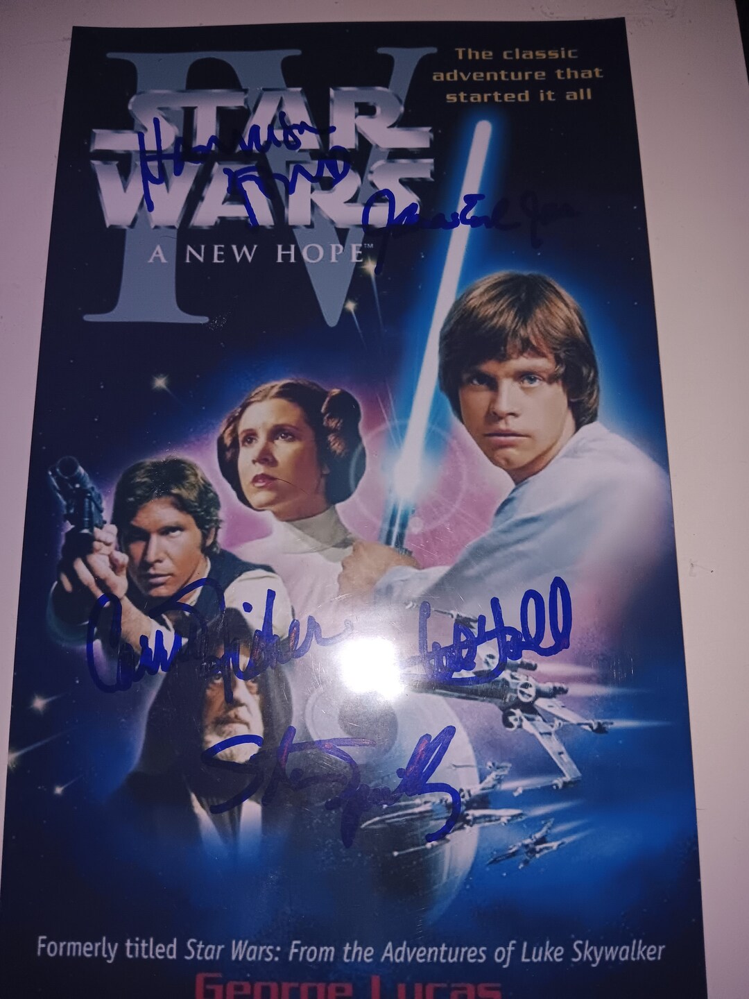 Carrie Fisher, Mark Hamil, Harrison Ford, Steven Spielberg, James Earl ...