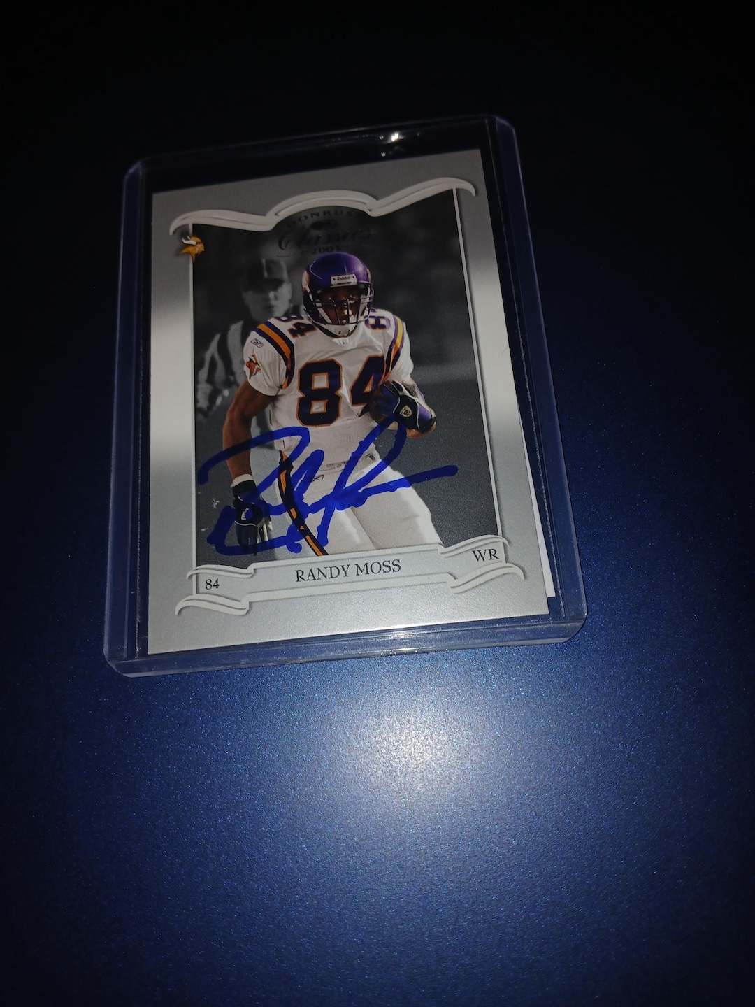 Randy Moss Autographed Card With Coa - Etsy