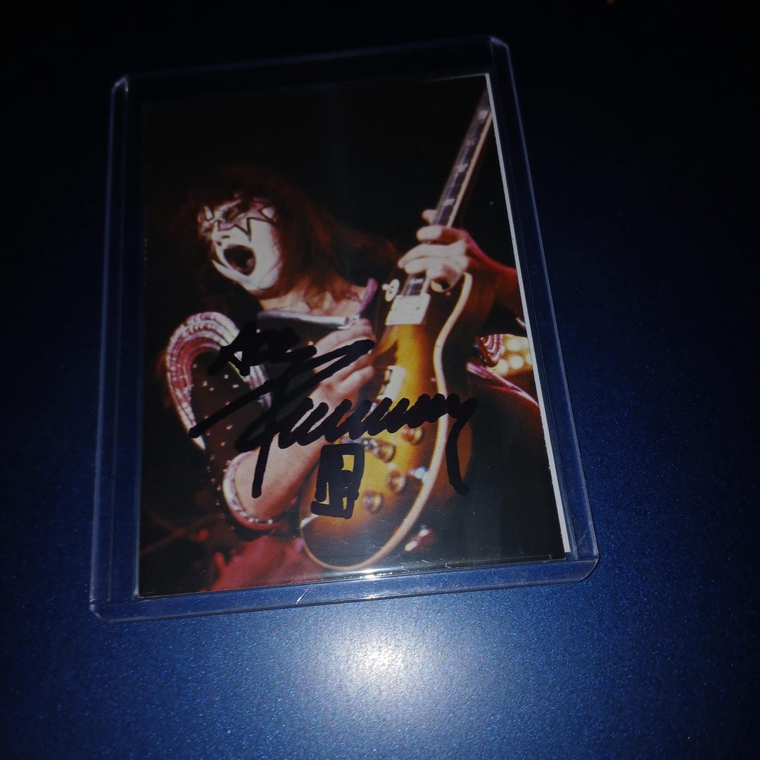 Ace Frehley Autographed Card With Cert - Etsy