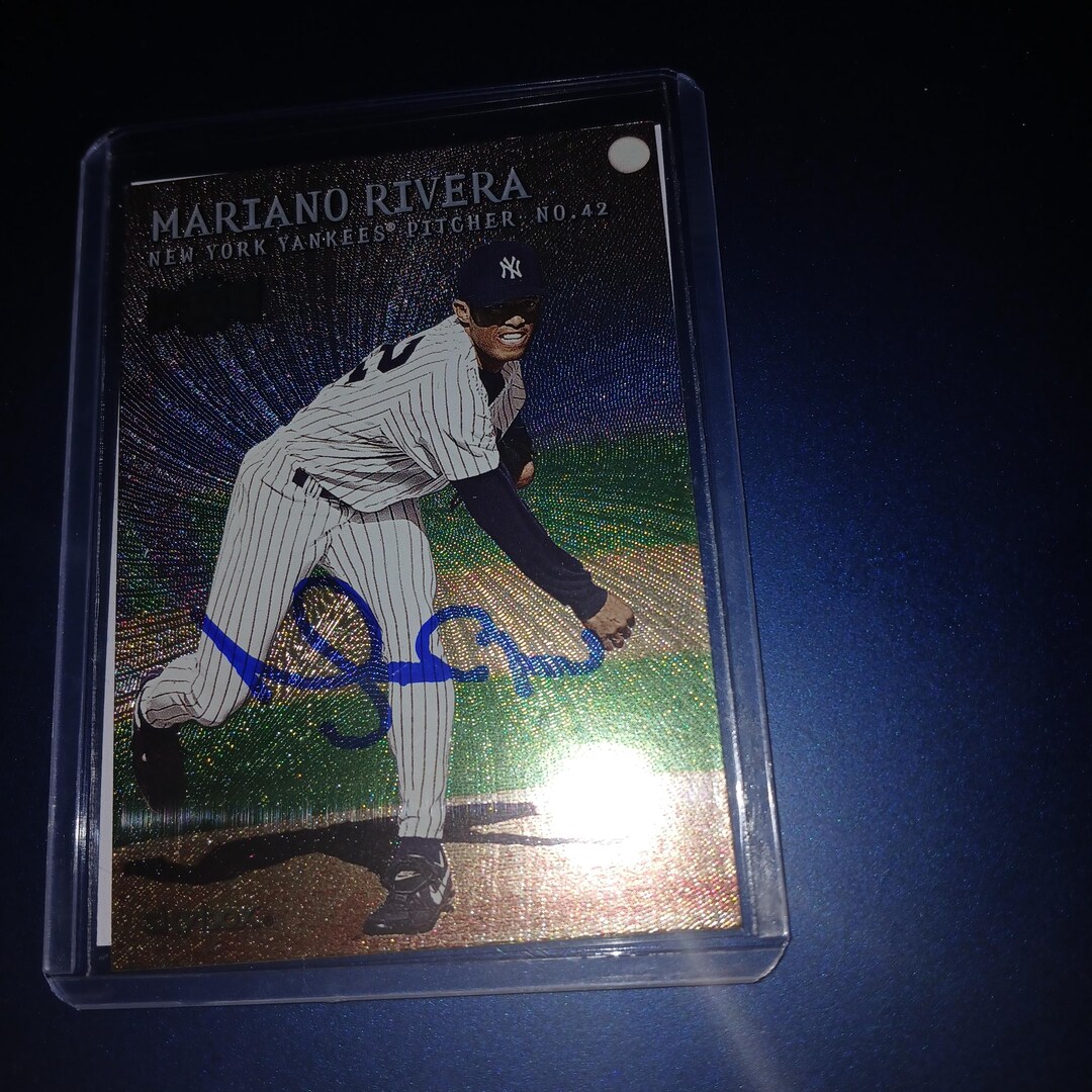 Mariano Rivera Autographed Card With Coa - Etsy