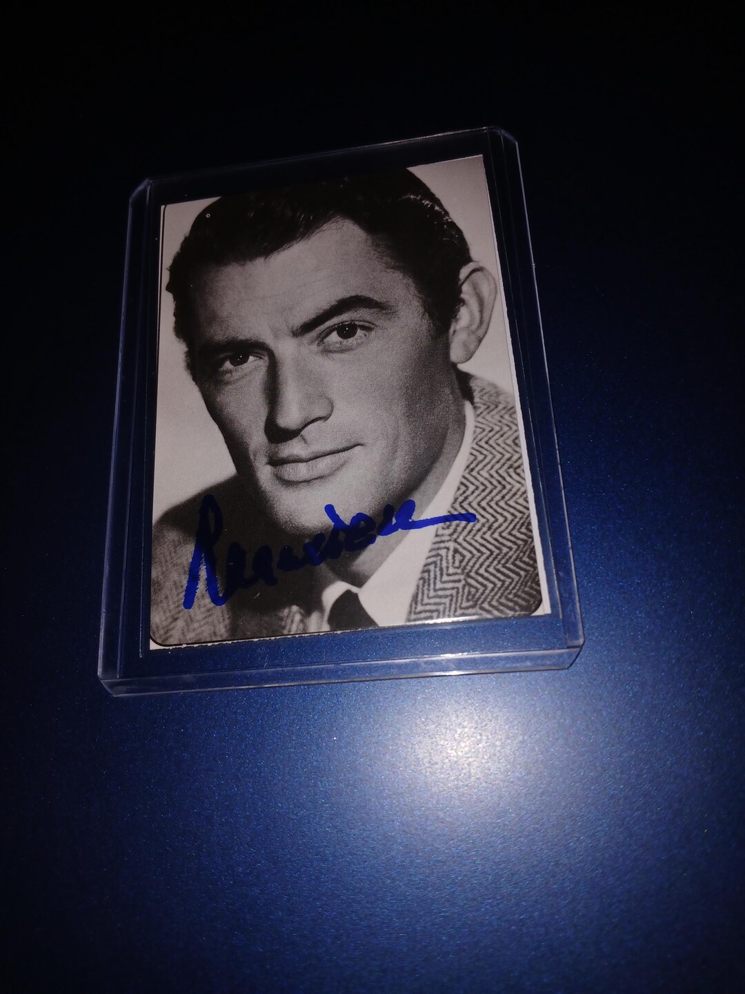 Gregory Peck Autographed Card With COA - Etsy