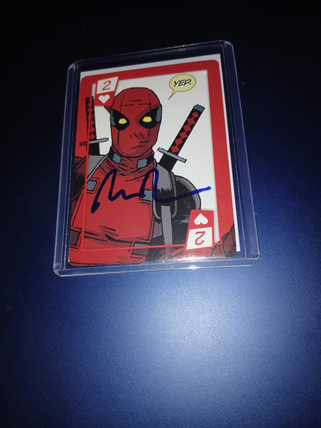 Ryan Reynolds Autographed Deadpool Card With Coa - Etsy