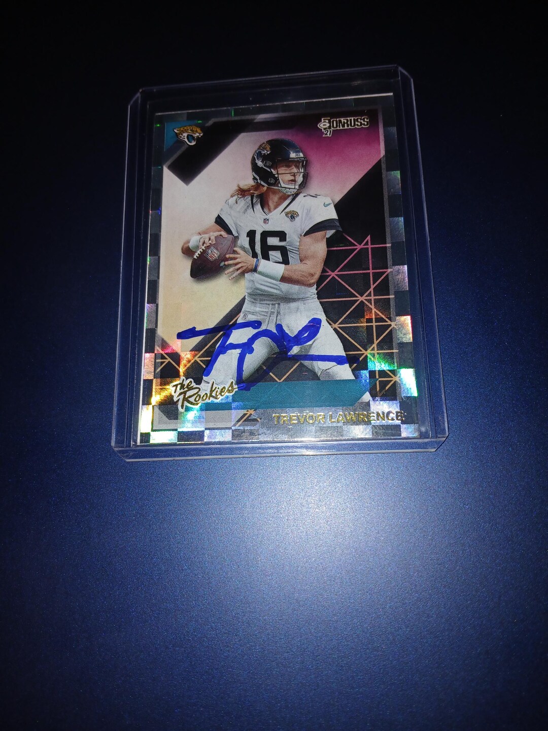 Trevor Lawrence Autographed Rookie Card With Coa - Etsy