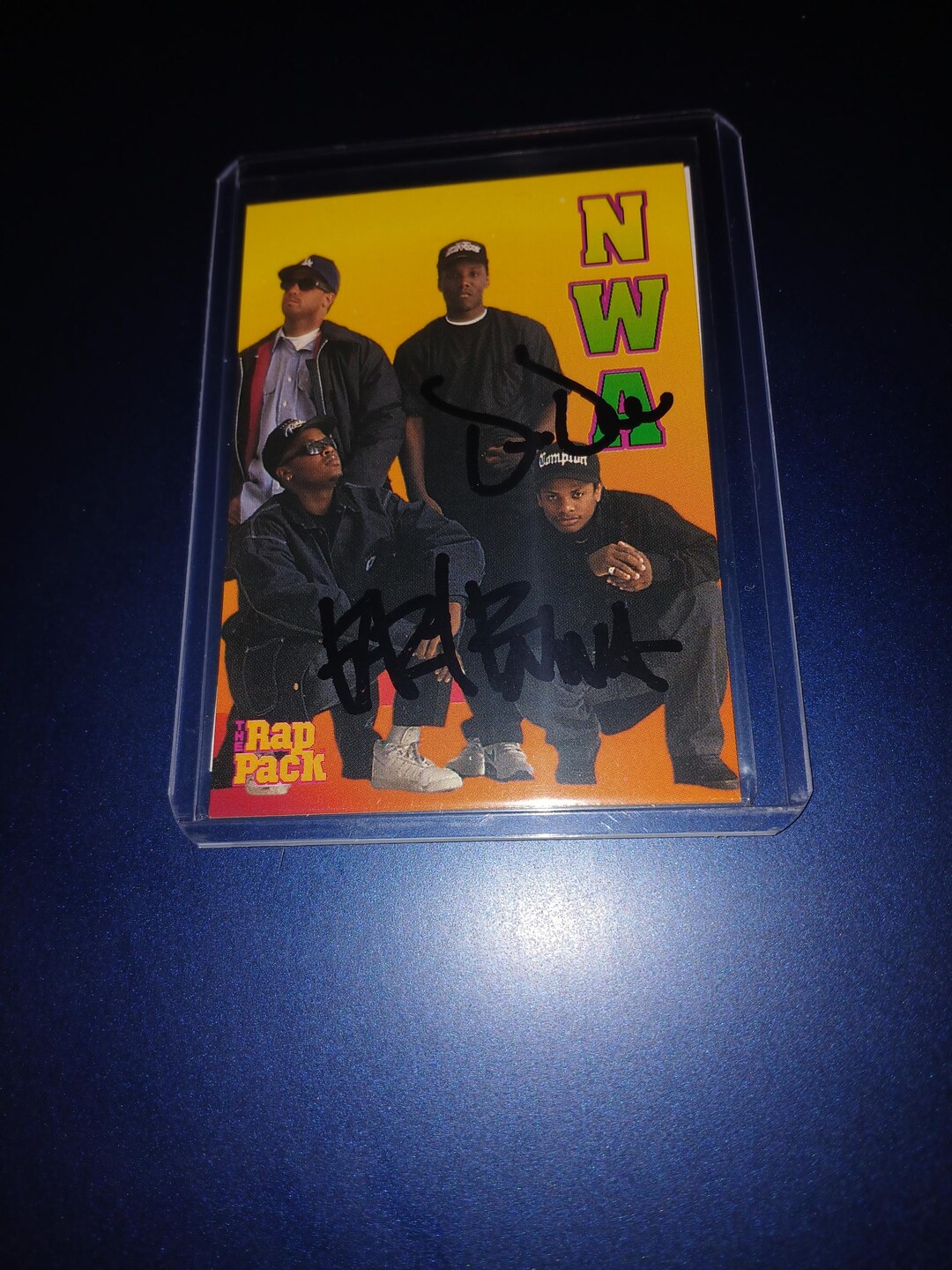 Eazy-e, Dr. Dre Autographed NWA Card With Coa - Etsy