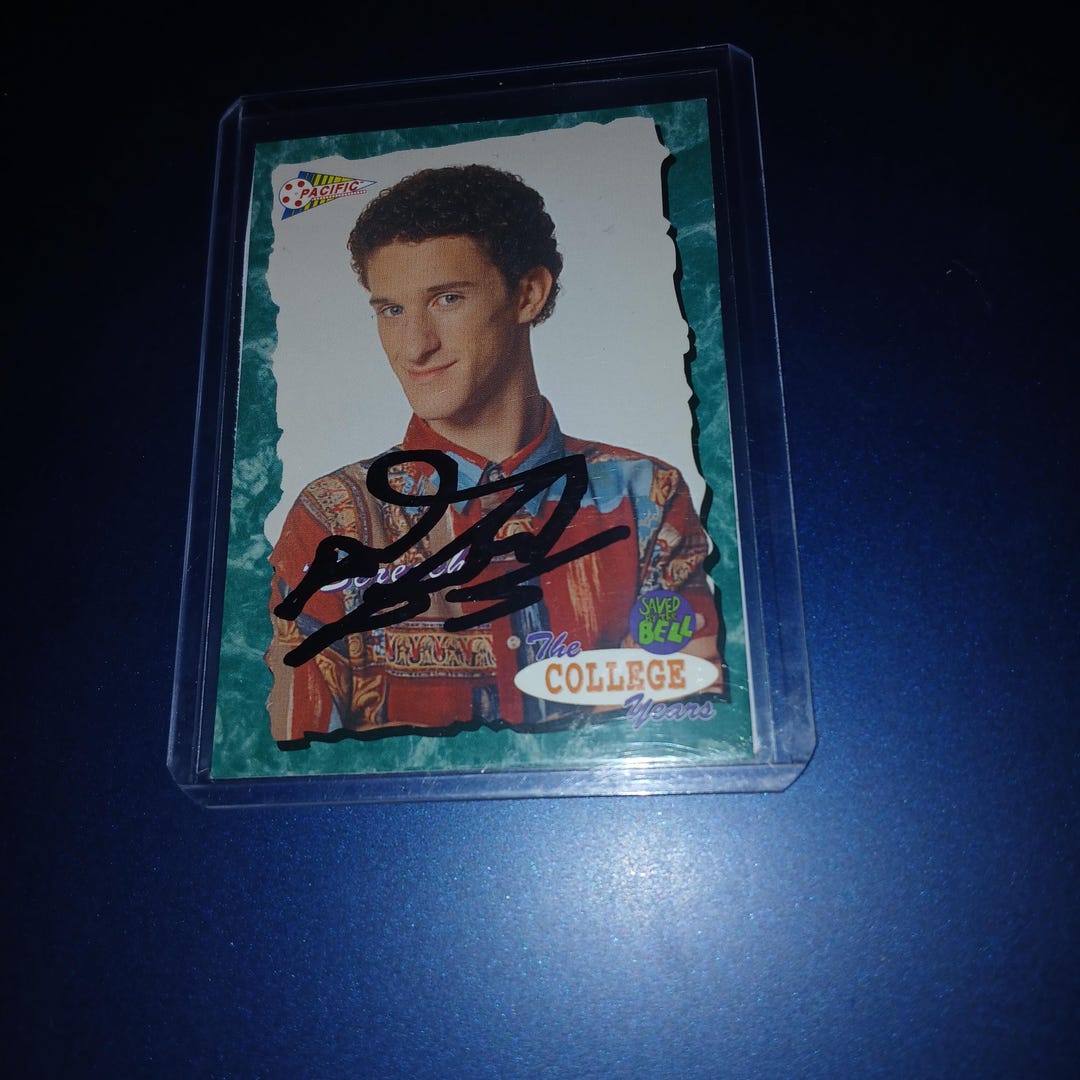 Dustin Diamond Autographed Save by the Bell Card With Cert - Etsy