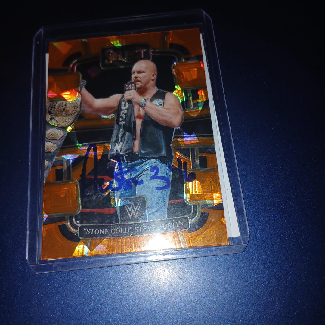 Stone Cold Steve Austin Autographed Card With Coa - Etsy UK