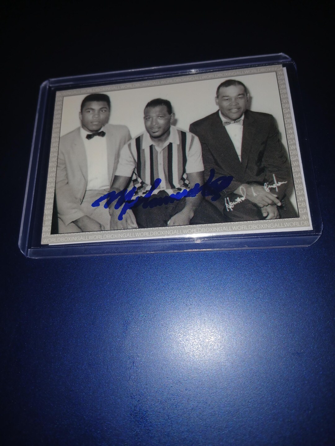 Muhammad Ali Autographed Card With Coa - Etsy