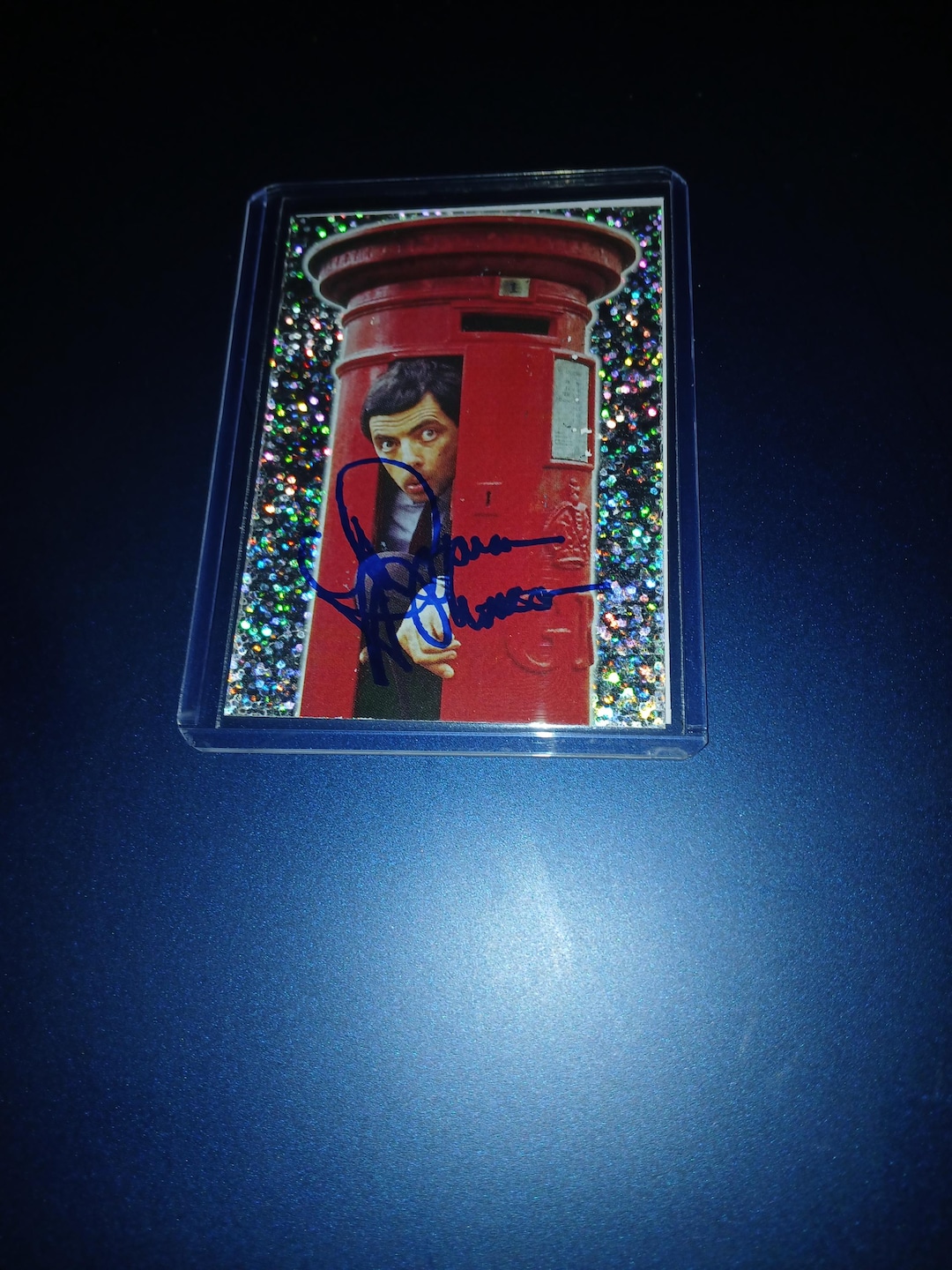 Mr. Bean Autographed Card With Coa - Etsy