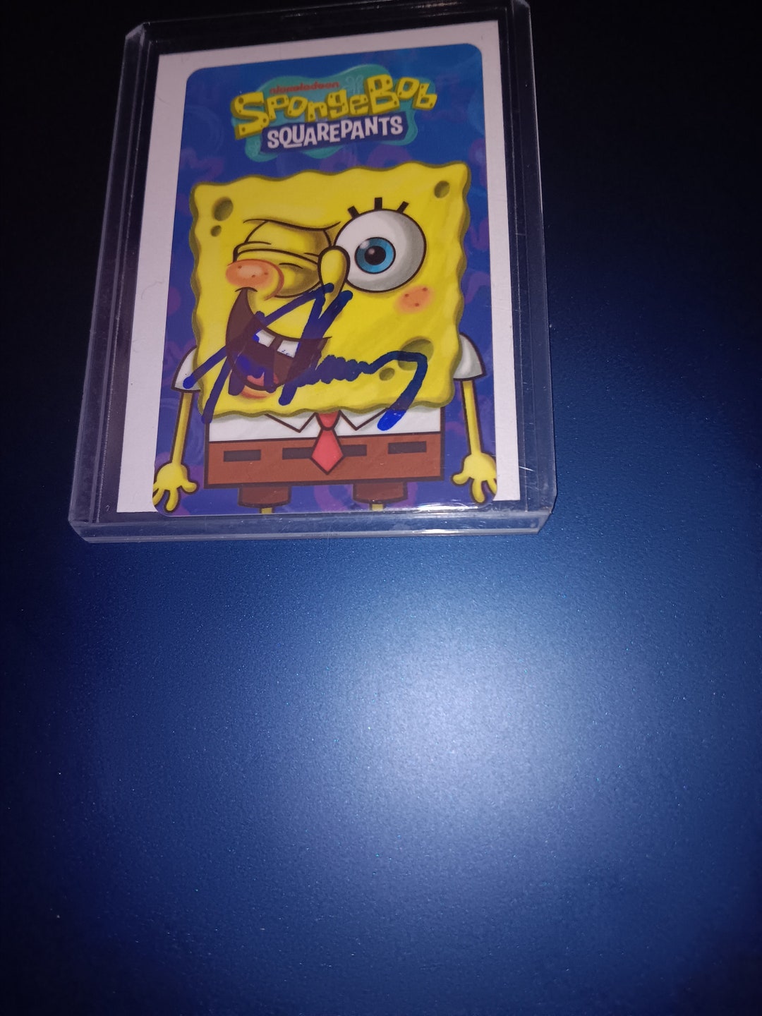 Tom Kennedy Autographed Spongebob Card With Coa - Etsy