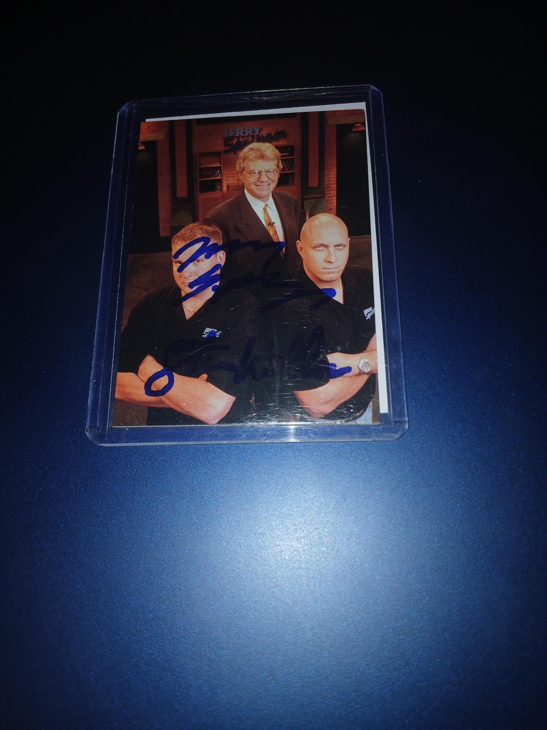 Jerry Springer, Steve Wilkos Autographed Card With Cert - Etsy