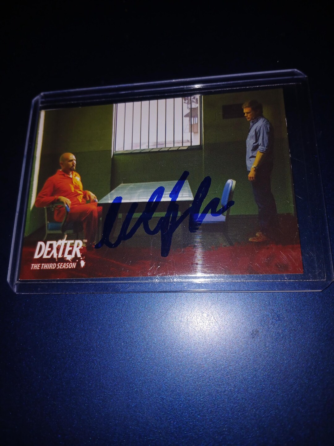 Michael C. Hall Autographed Dexter Card With COA - Etsy