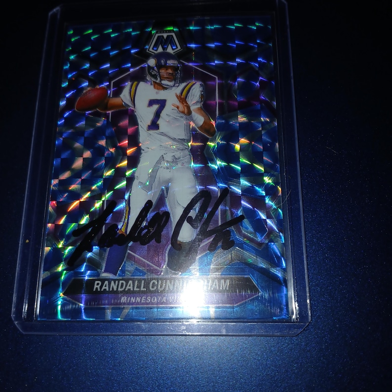 Randall Cunningham Autographed Card With Cert - Etsy
