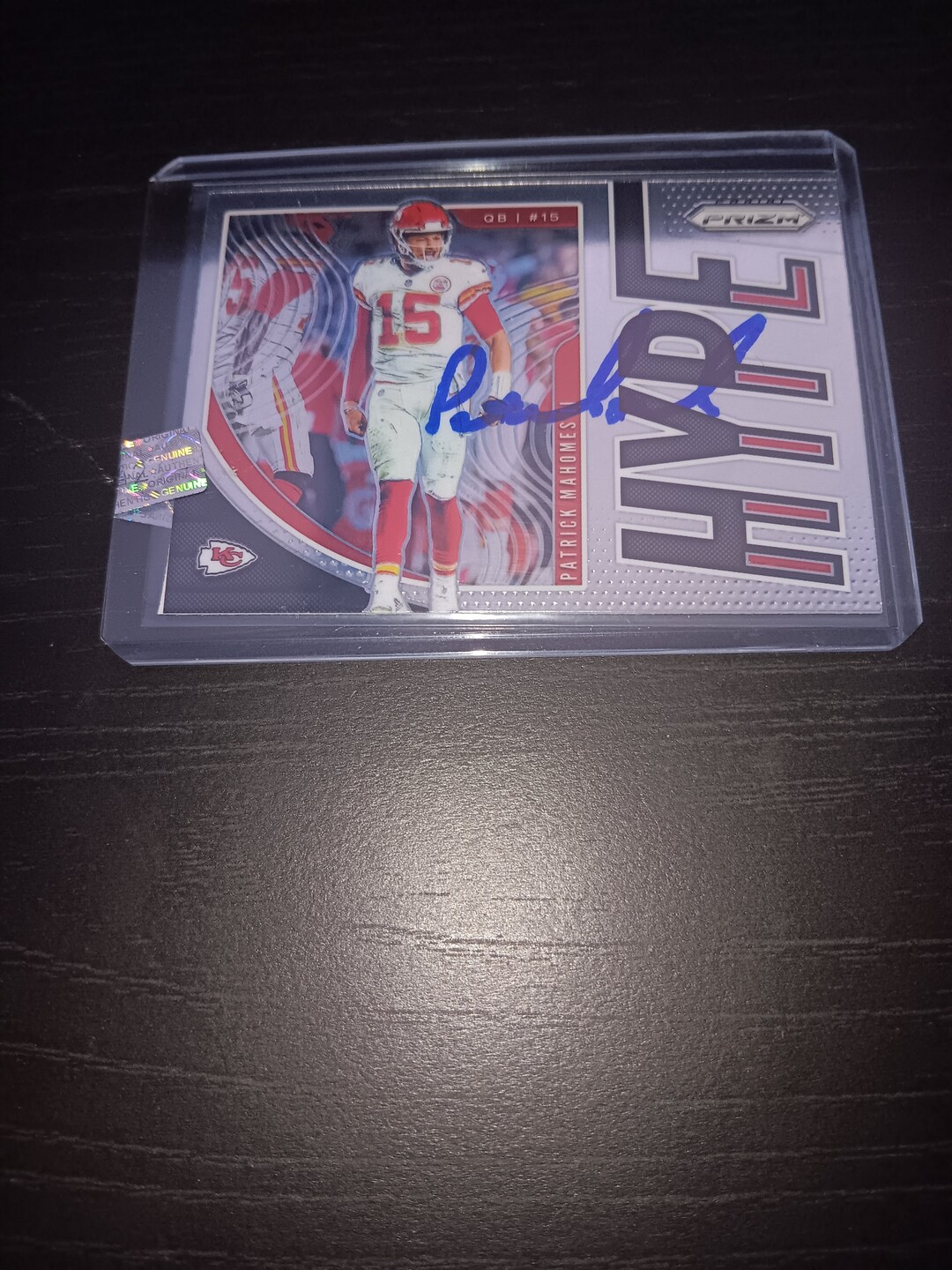 Patrick Mahomes Autographed Card With Coa - Etsy