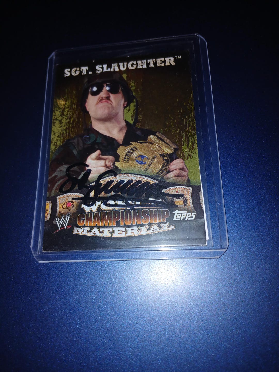 Sargent Slaughter Autographed Card With Cert - Etsy