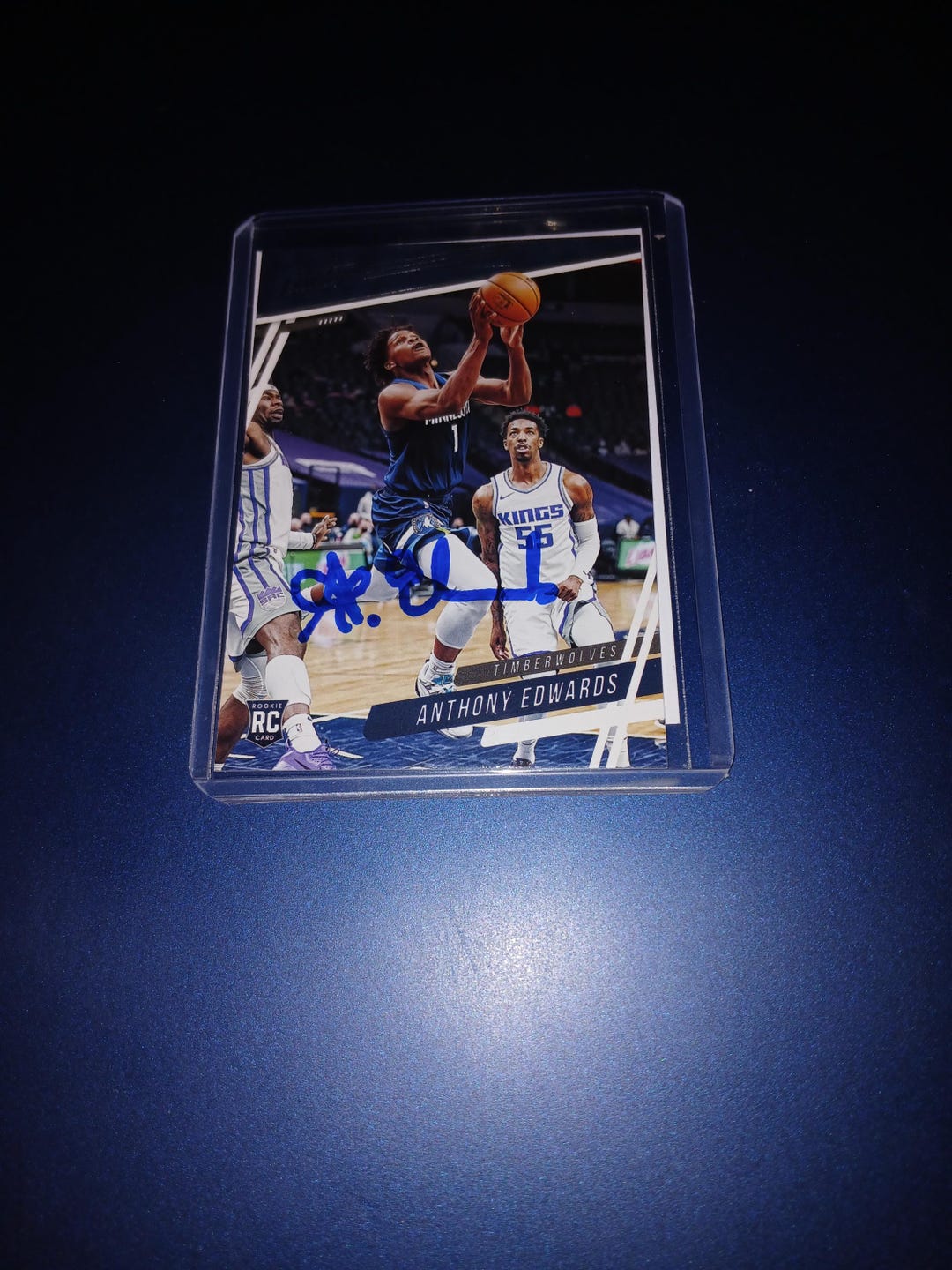 Anthony Edwards Autographed Rookie Card With COA - Etsy