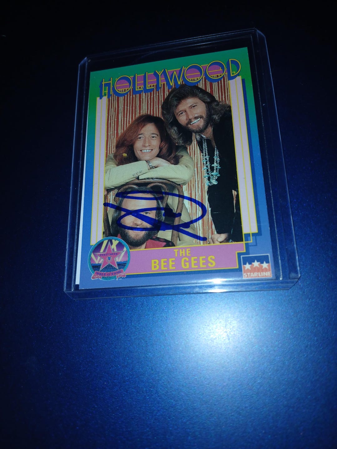 Barry Gibb Autographed Card With Coa - Etsy