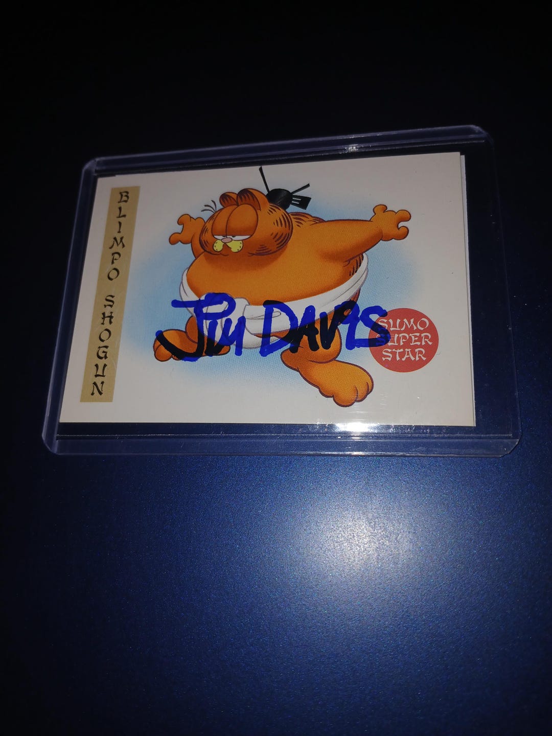 Jim Davis Autographed Garfield Card With Coa - Etsy