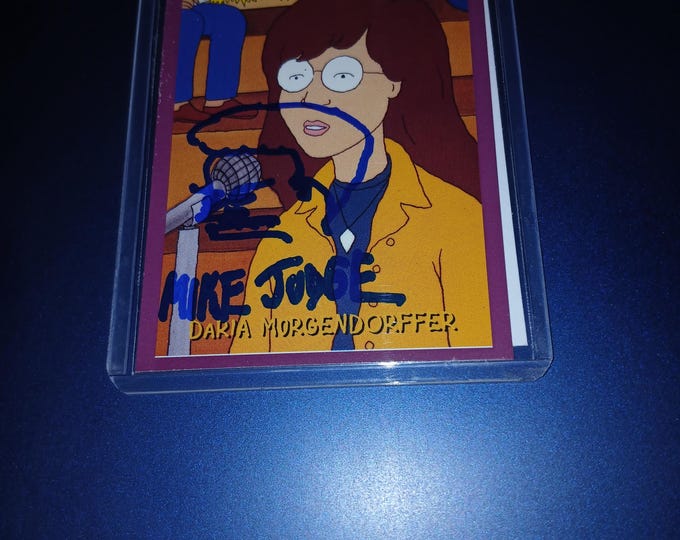 Mike Judge Autographed Beavis & Butthead Card With Coa - Etsy