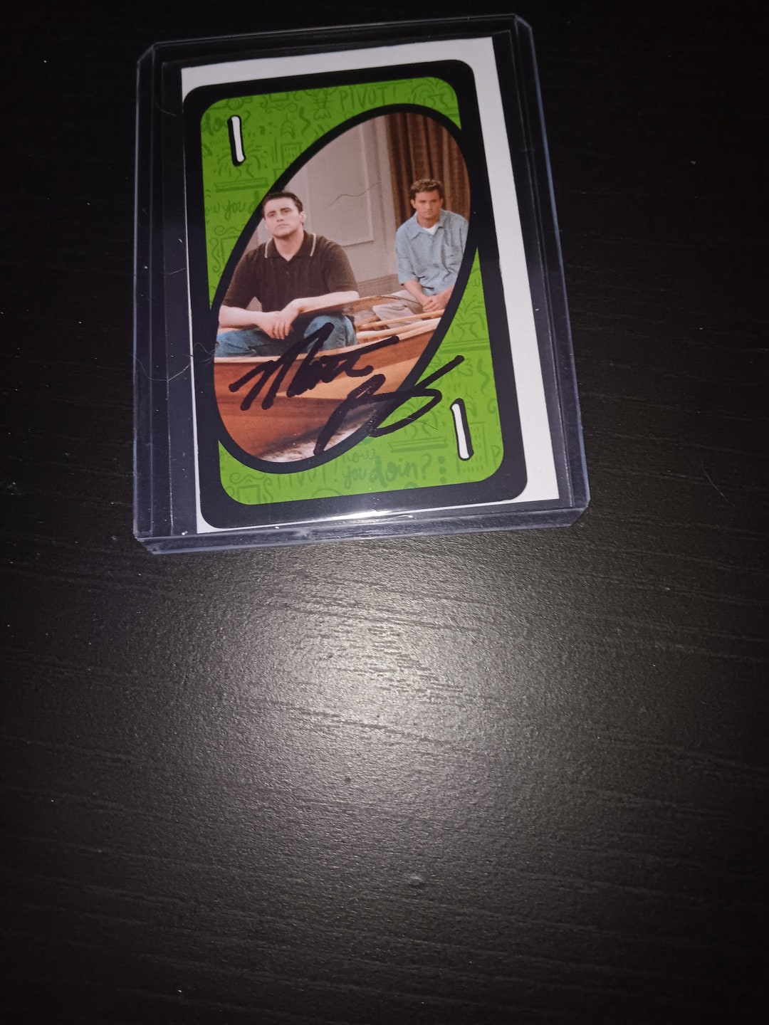 Matthew Perry Autographed Card With Coa - Etsy