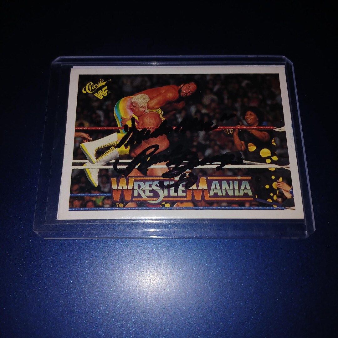 Macho Man Randy Savage Autographed Card With Coa - Etsy