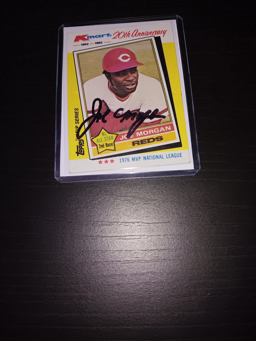 Joe Morgan Autographed Custom Card With Coa - Etsy