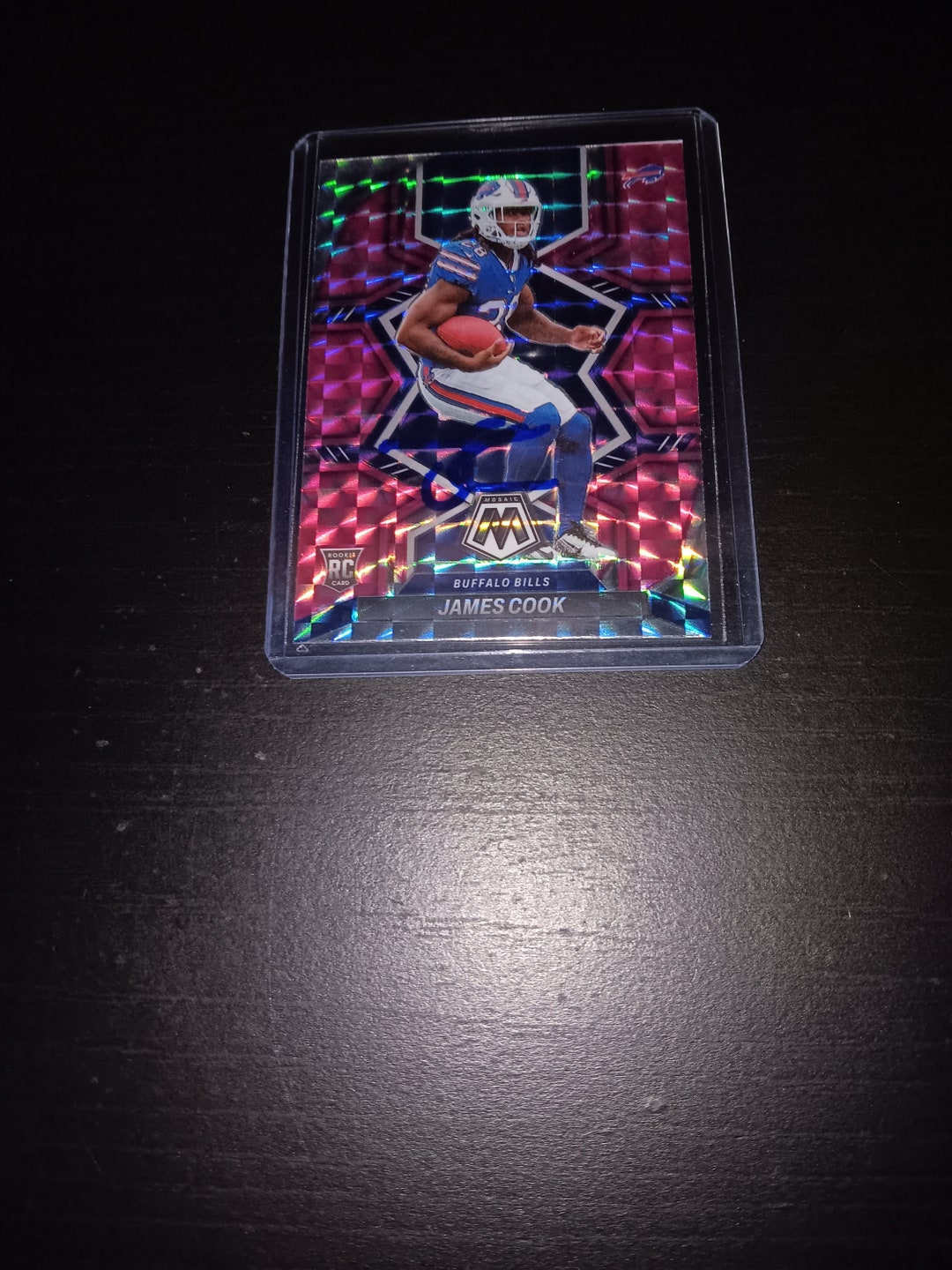 James Cook Autographed Rookie Card With Coa - Etsy